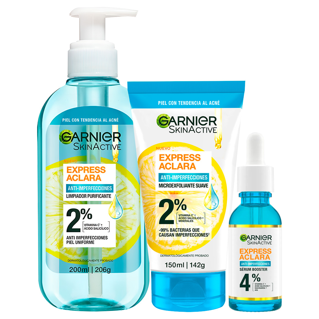 Pack Garnier Express Aclara Antiimperfecciones Sérum 30ml + Limpiador ...