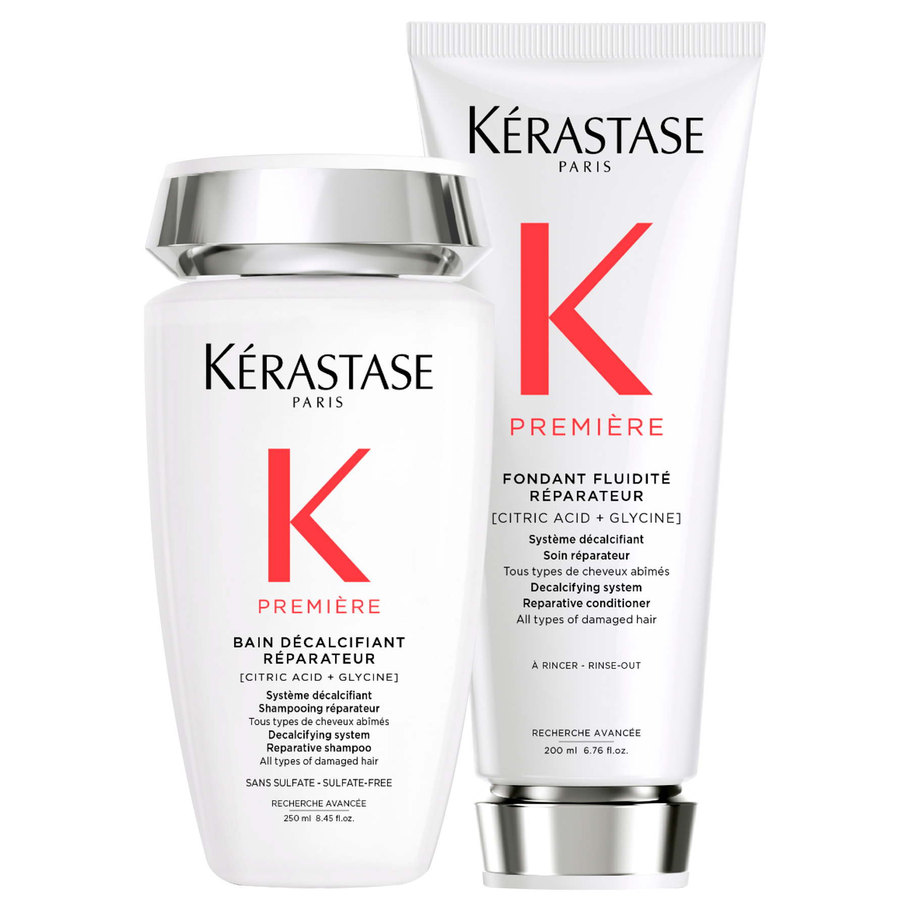 Pack Kérastase Première Shampoo Bain 250ml + Acondicionador Fondant ...
