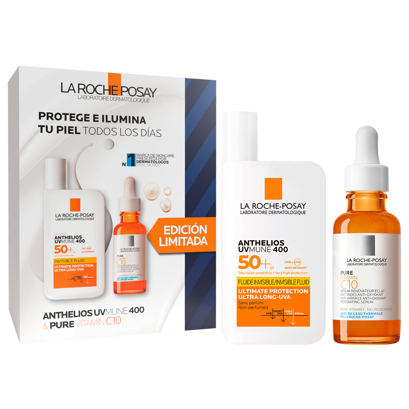 Pack La Roche-Posay Sérum Pure Vitamin C10 30ml + Protector Solar ...