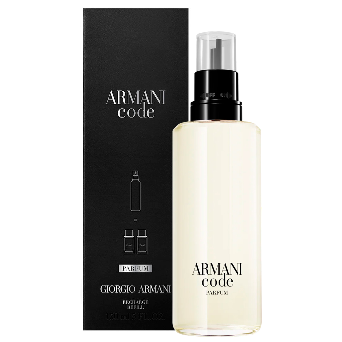 Perfume Giorgio Armani Code Parfum Recarga 150ml, MiBelleza.