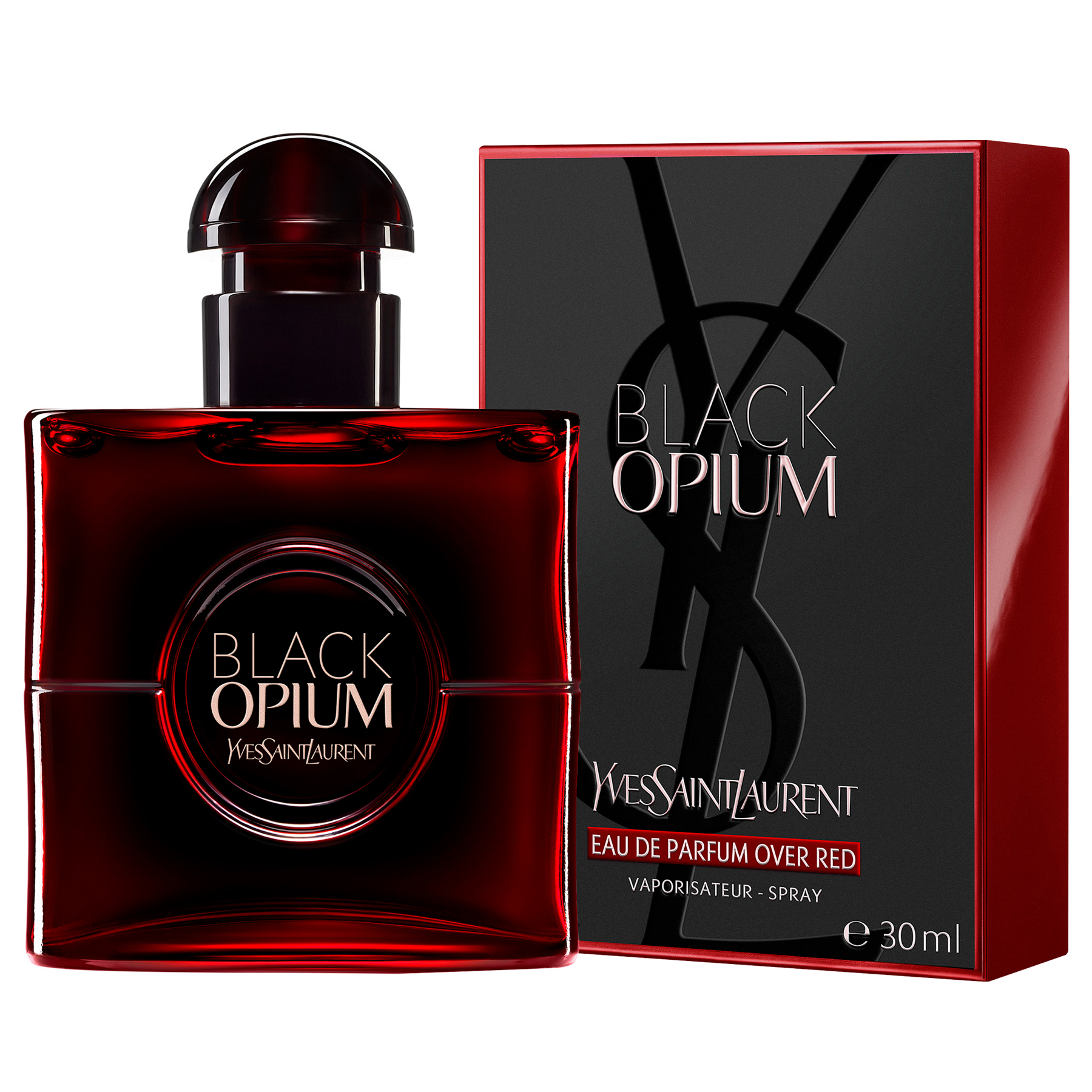 Perfume YSL Black Opium EDP Over Red 30ml, MiBelleza.
