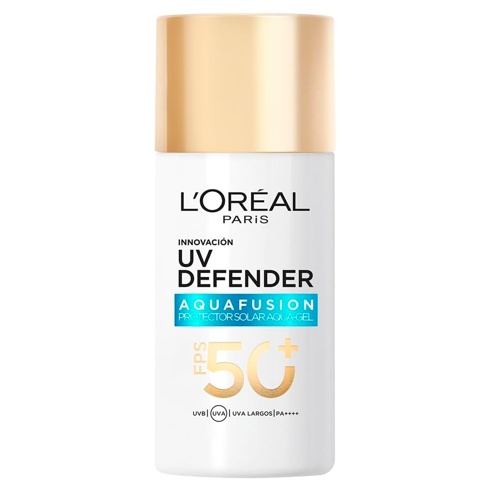 Protector Solar L'Oreal Aqua-gel UV Defender Aquafusion FPS50+ 50ml ...