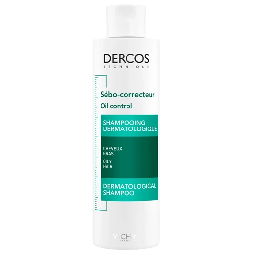 Shampoo Vichy Dercos Sebo Control para Cabello Graso de 200ml, MiBelleza.