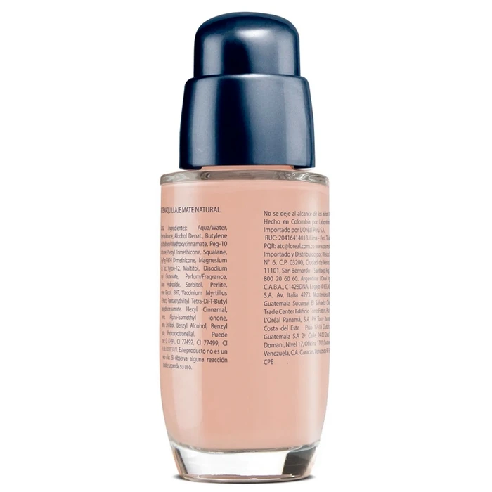 Base Líquida Vogue Mate Natural con Ácido Hialurónico - Natural, MiBelleza.