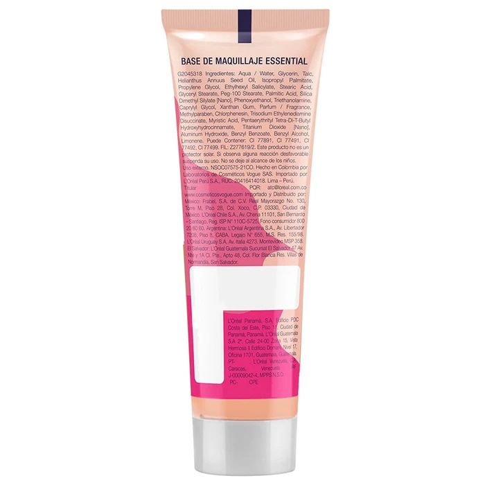 Base Essential Vogue Líquida con FBS10 de 25ml - Cálido, MiBelleza.